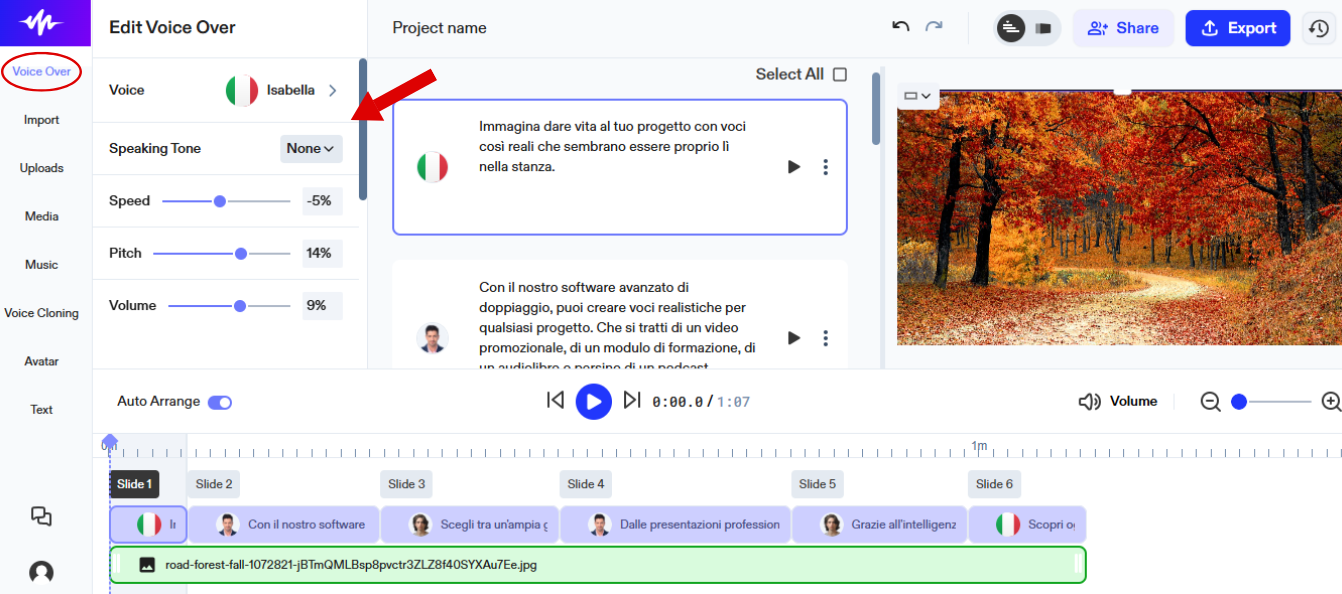What is the best AI Voice Generator for Italian? | Speechify