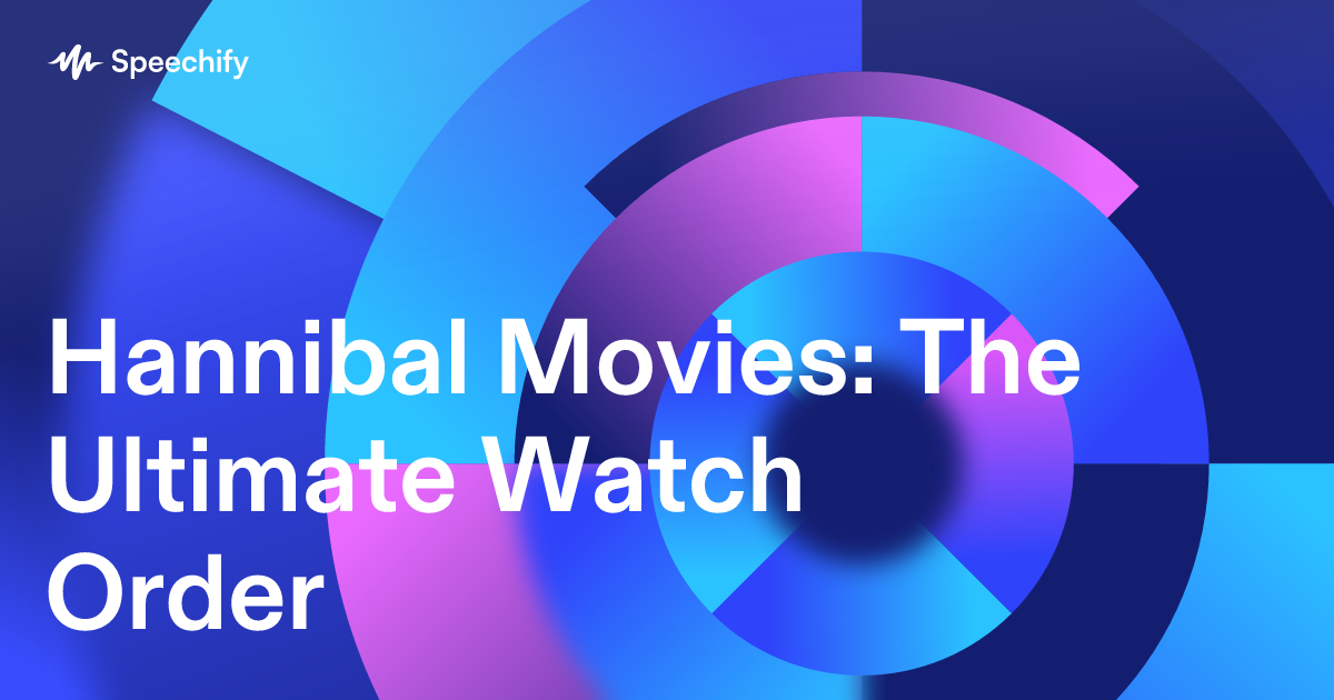 How to watch the Hannibal movies in order | Speechify