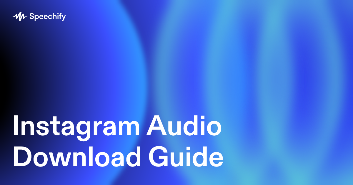 Instagram Audio Download Guide for Android, iPhone, and PC Users ...