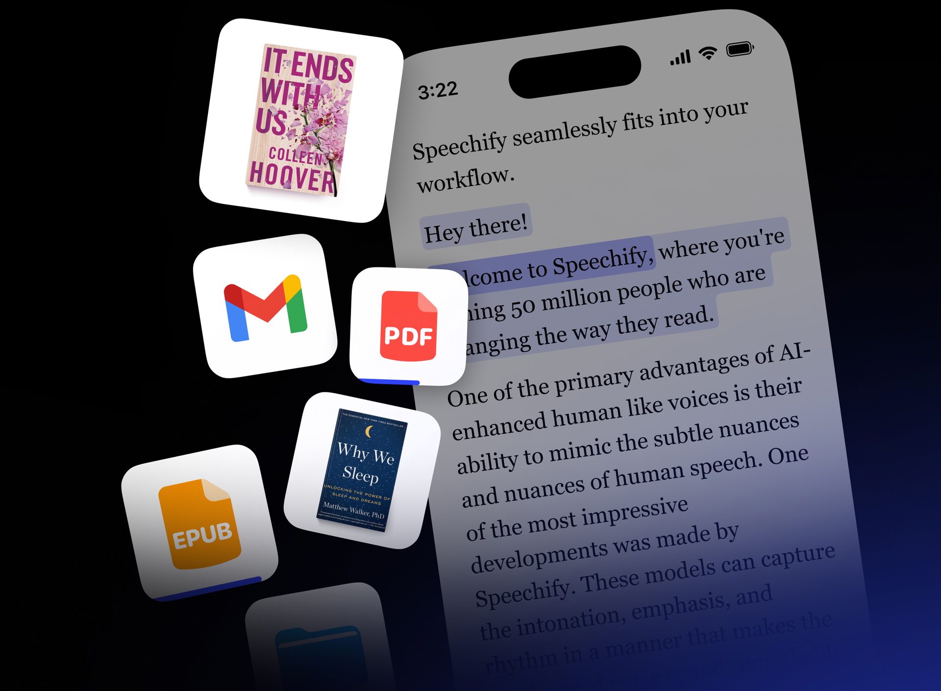 Text To Speech iPhone & iPad App | Speechify