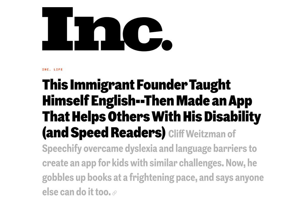Press Coverage | Speechify