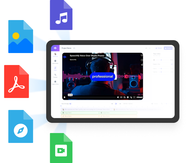 Speechify Studio 1 Ai Video Voice Slides Dubbing Speechify